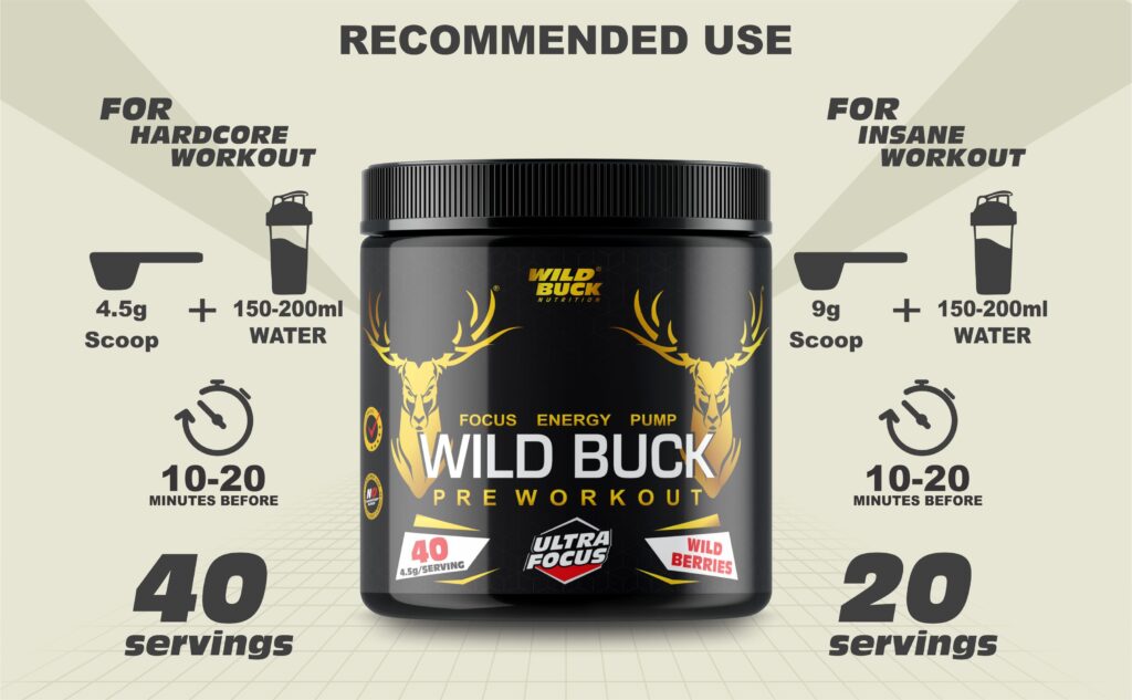 Ultra Focus Advanced Pre Workout - Wildbucknutritions.com